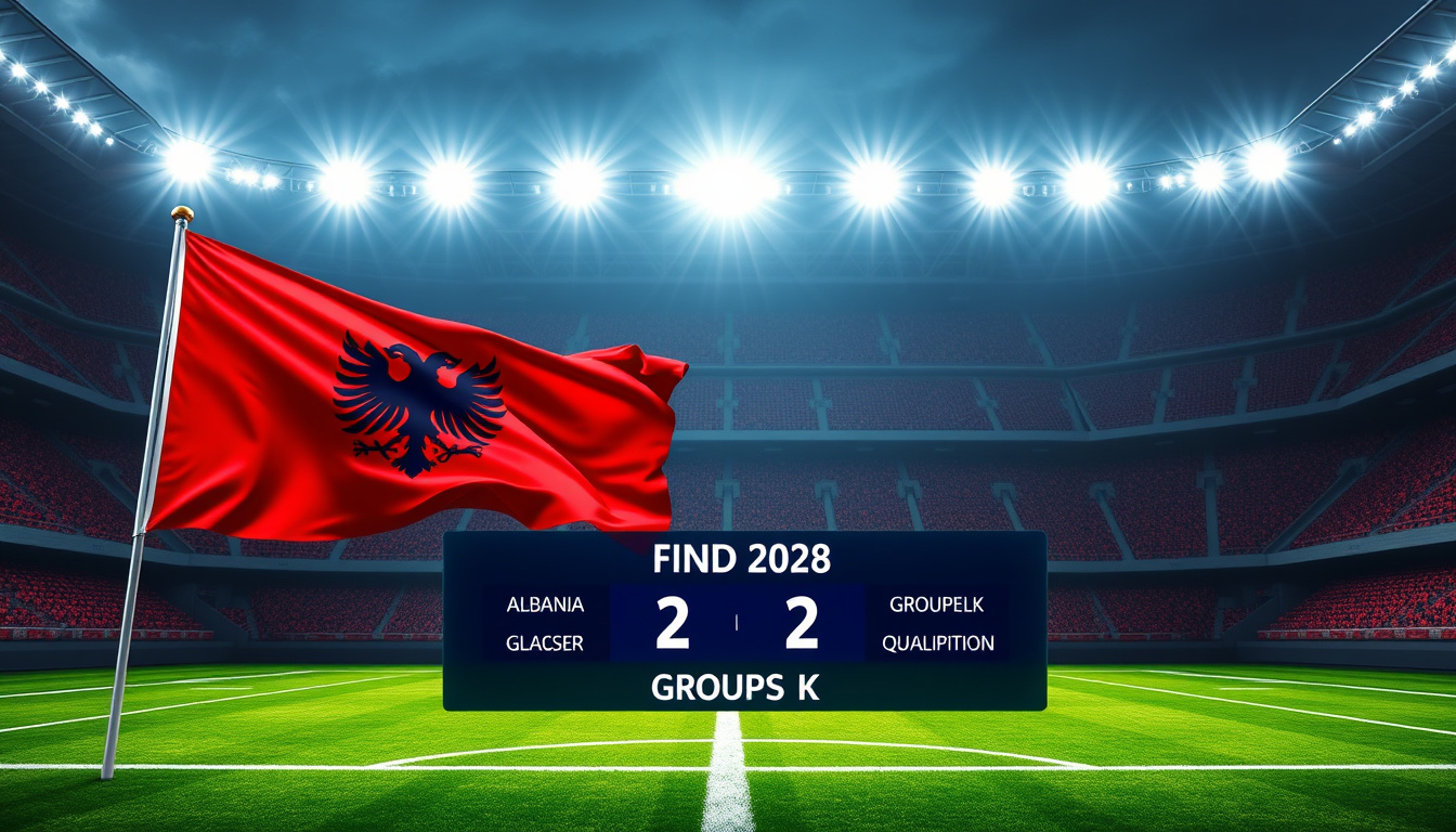 Albania National Football Team Standings - 2nd in WC 2026 Group K ...
